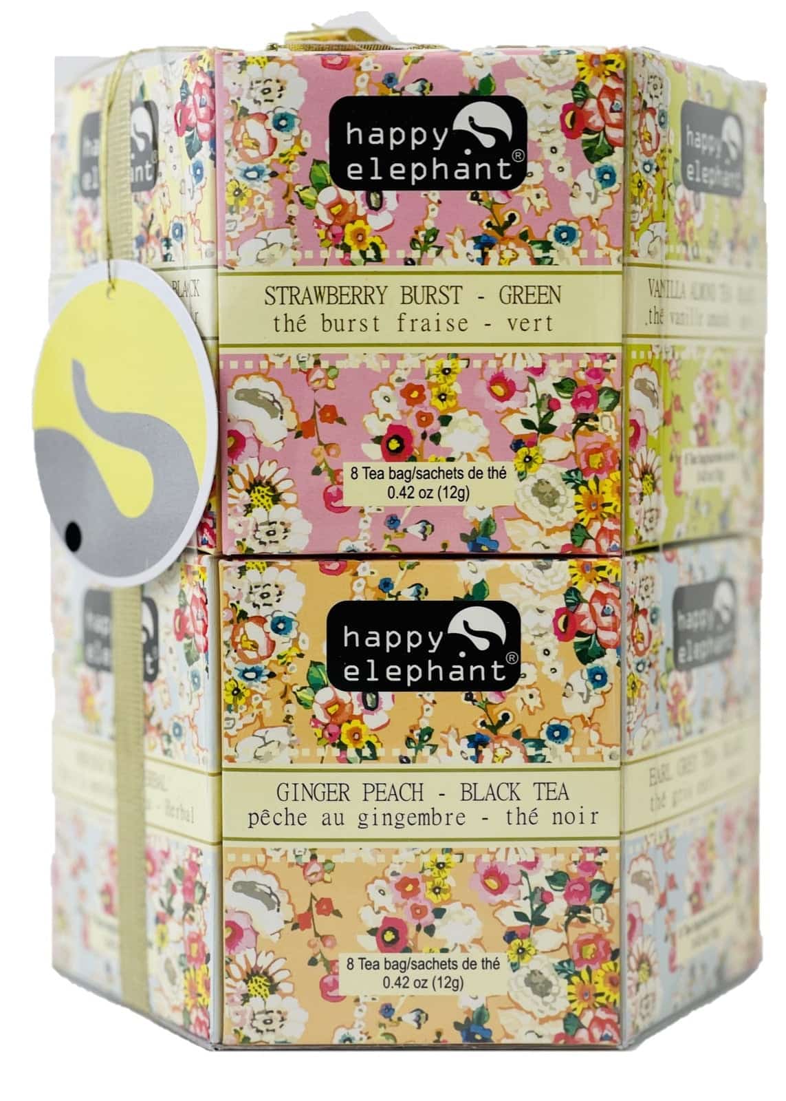 Floral Hexagon Tea Gift Set – Greek Gourmet®